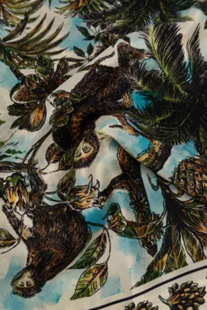 Dsquared2 Silk Scarf - Black