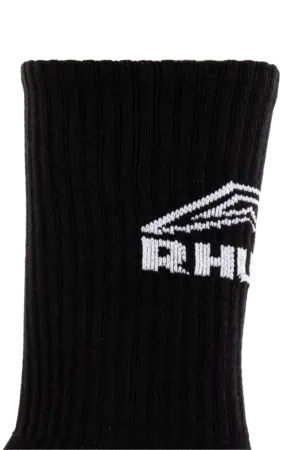 Rhude Logo Socks - Black
