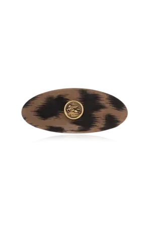 Etro Hair Clip - Brown