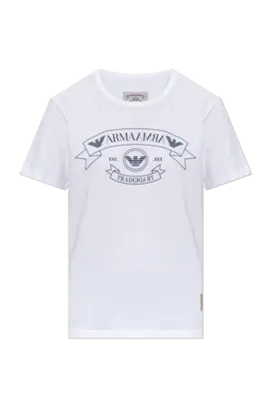 Emporio Armani Printed T-shirt - White