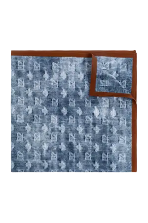 Dsquared2 Monogram Scarf - Blue