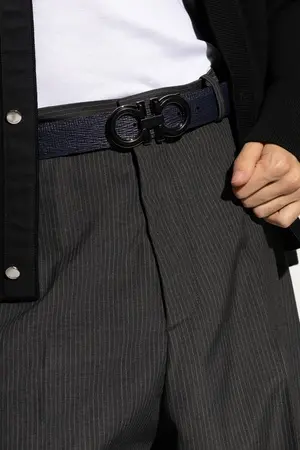 FERRAGAMO Reversible Belt - Black
