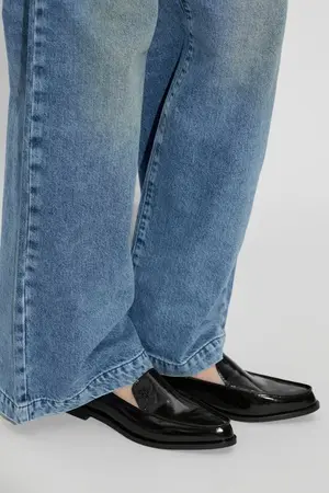 Emporio Armani Leather Loafers