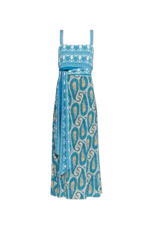 ETRO Patterned Maxi Dress With Scarf