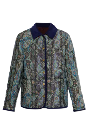 Etro Insulated Jacket With Pockets - Multicolour