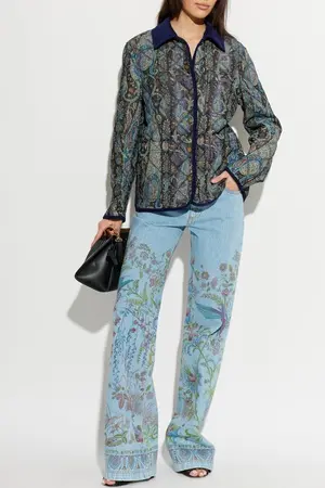 Etro Insulated Jacket With Pockets - Multicolour