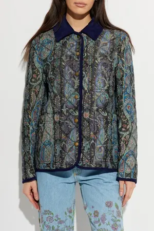 Etro Insulated Jacket With Pockets - Multicolour