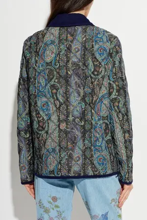 Etro Insulated Jacket With Pockets - Multicolour