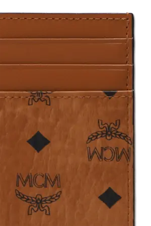 Mcm Card Case With Logo