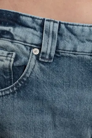 Emporio Armani Wide-leg Jeans - Blue