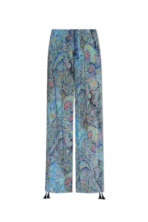 Etro Patterned Wide-leg Trousers - Multicolour