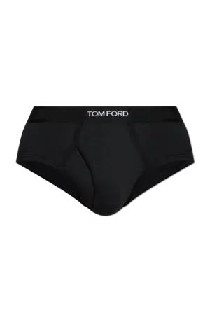TOM FORD Briefs With Logo - Black