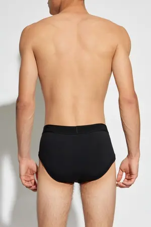 TOM FORD Briefs With Logo - Black