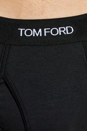 TOM FORD Briefs With Logo - Black
