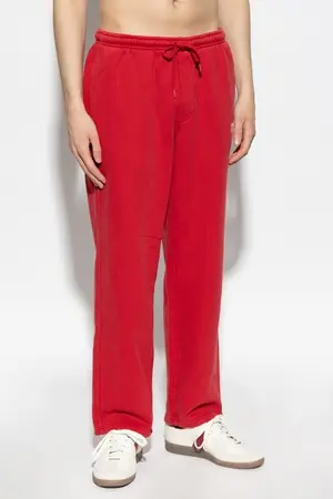 American Vintage Sweatpants With Printed Logo - Red