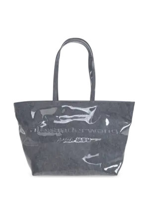 Alexander Wang Shopper Bag With Logo - Grey