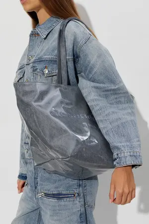 Alexander Wang Shopper Bag With Logo - Grey