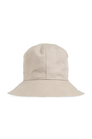 Emporio Armani Bucket Hat With Logo Appliqu