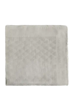 Emporio Armani Scarf With Lurex Thread - Grey