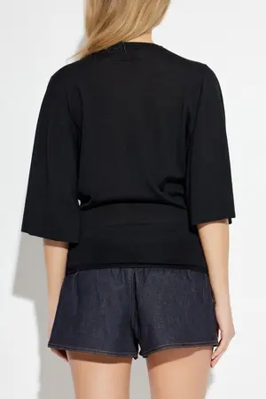 Jacquemus Logo Embroidered Top