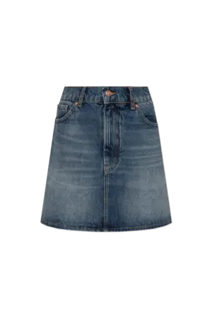 Emporio Armani Denim Mini Skirt - Blue