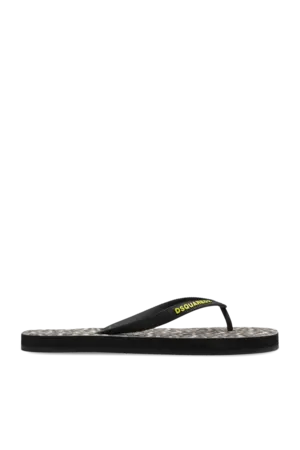 Dsquared2 Logo Flip-flops - Black