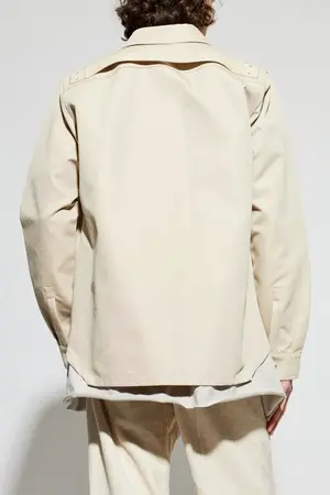 Rick Owens Denim Overshirt Jacket - Cream