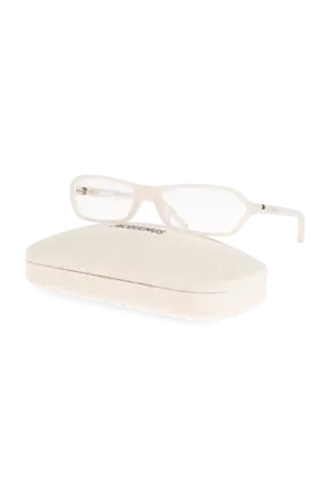 Jacquemus Rectangular Eyeglasses - Cream