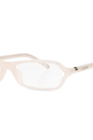 Jacquemus Rectangular Eyeglasses - Cream