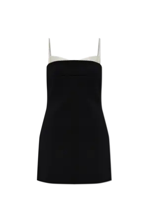 ENTIRE STUDIOS Spaghetti Strap Mini Dress - Black