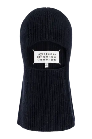 MAISON MARGIELA Wool Balaclava - Navy Blue
