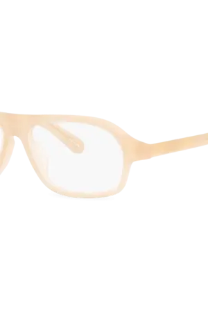 Jacquemus Rectangle Prescription Glasses - Beige