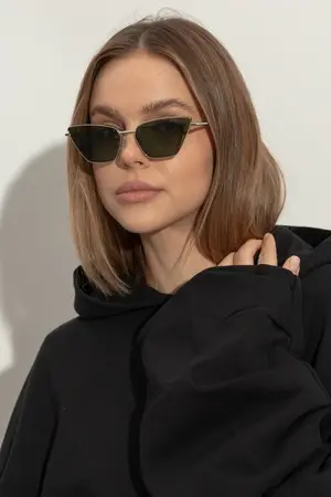 Alexander McQueen Geometric Sunglasses - Silver