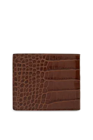TOM FORD Foldable Leather Wallet - Brown