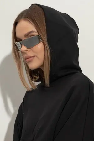 Alexander McQueen Rectangular Sunglasses - Silver
