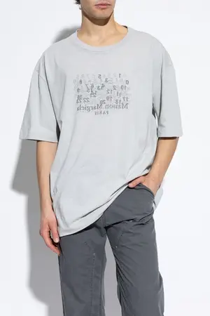 MAISON MARGIELA T-shirt With Logo - Grey