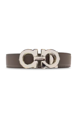 FERRAGAMO Reversible Belt - Grey