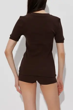 ENTIRE STUDIOS Logo T-shirt - Brown