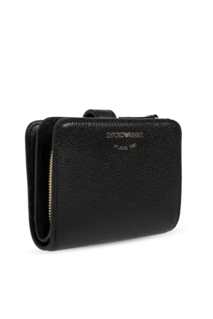 Emporio Armani Leather Wallet With Logo