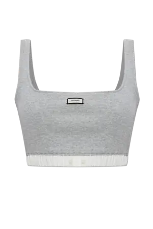ENTIRE STUDIOS Ribbed Logo Top