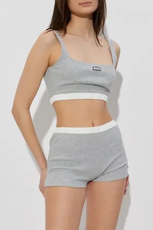 ENTIRE STUDIOS Ribbed Logo Top