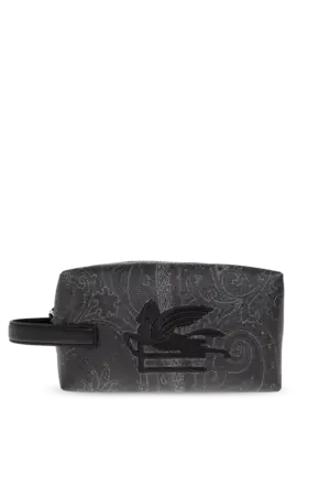 Etro Logo Cosmetic Bag - Grey