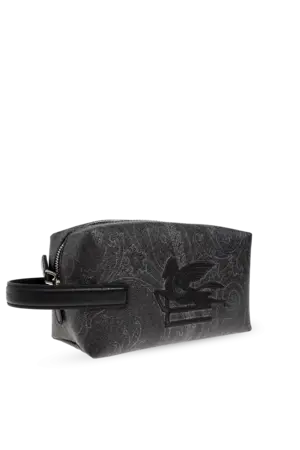 Etro Logo Cosmetic Bag - Grey