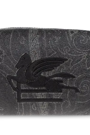 Etro Logo Cosmetic Bag - Grey