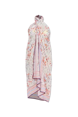 LANVIN Scarf With Floral Motif - Multicolour