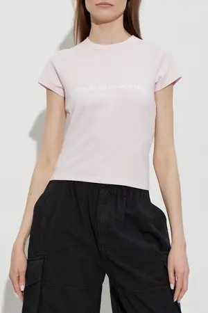 Alexander Wang T-shirt With Printed Logo