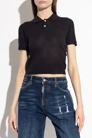 Dsquared2 Polo Shirt With Embroidered Logo