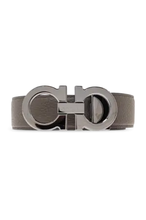 FERRAGAMO Double-sided Belt - Grey