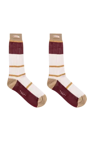 Marni Striped Socks - Pink