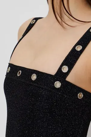 Oseree Eyelet Embellished One-piece Swimsuit
